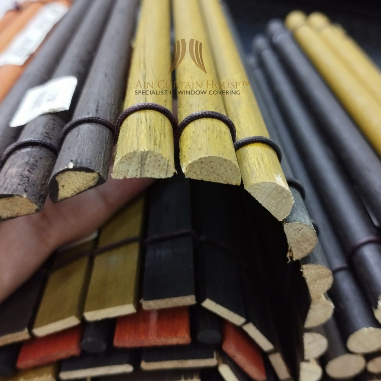 Wooden Blind Size - Aincurtain