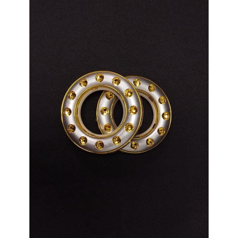 Ring Eyelet Diamond Gold - Aincurtain