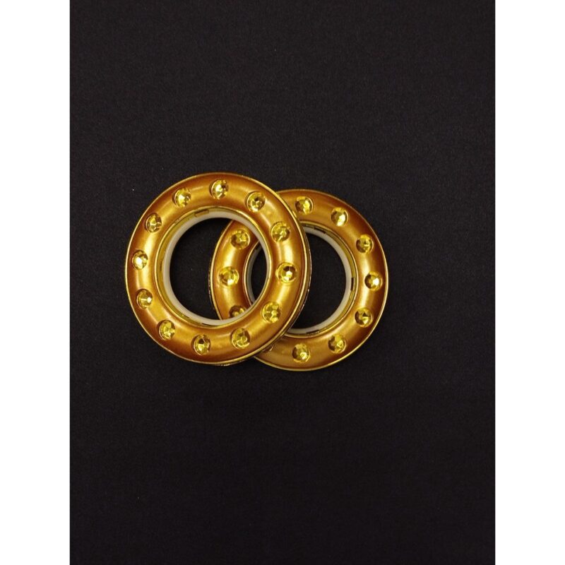 Ring Eyelet Diamond Gold - Aincurtain